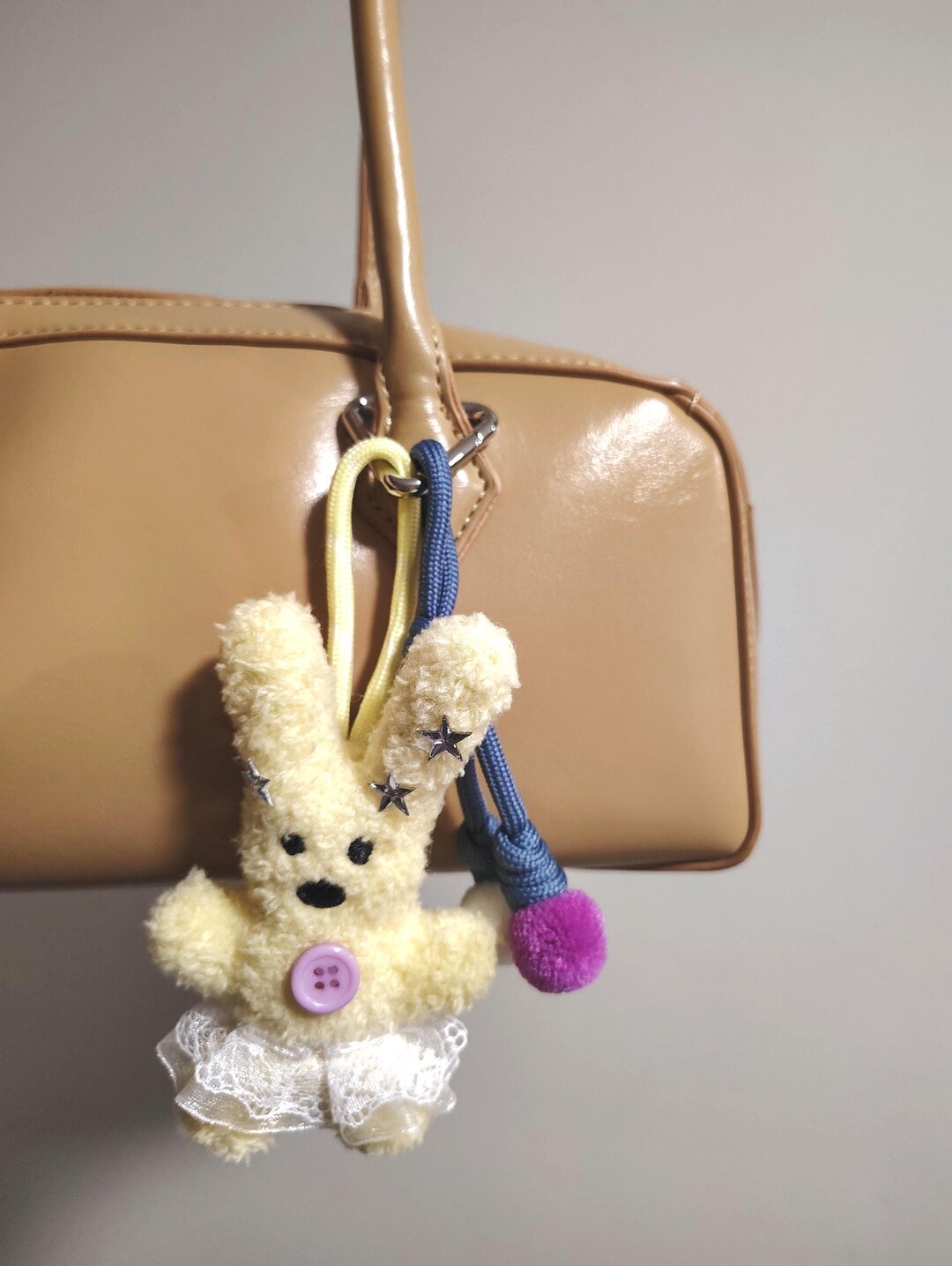 Bunny Flush Bag Charm, Balletcore Rabbit With Lace Skirt, Starry ...