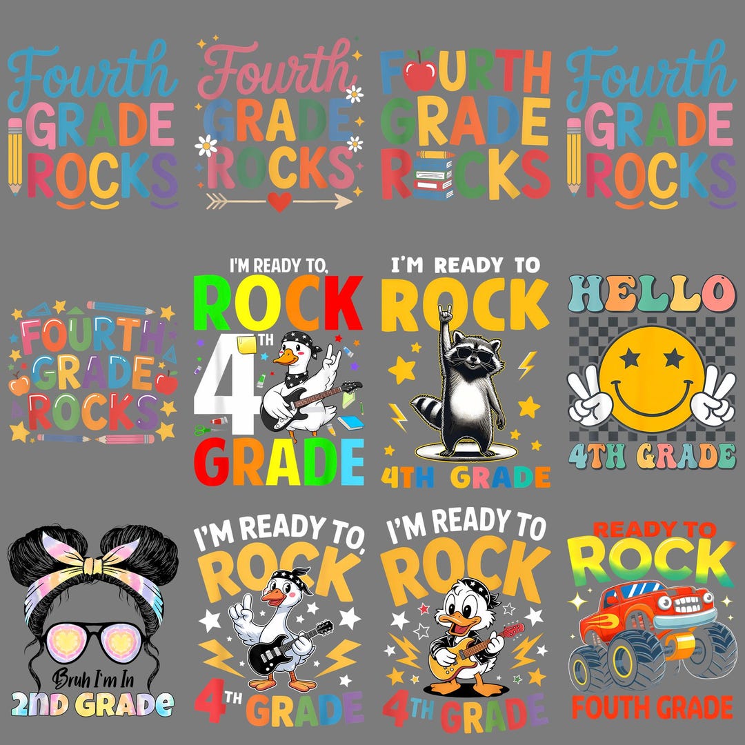 Ready to Rock School – Funny Student Teacher Classroom Design - Etsy