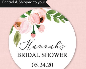 Fall Bridal Shower Stickers Bridal Shower Favor Stickers | Etsy