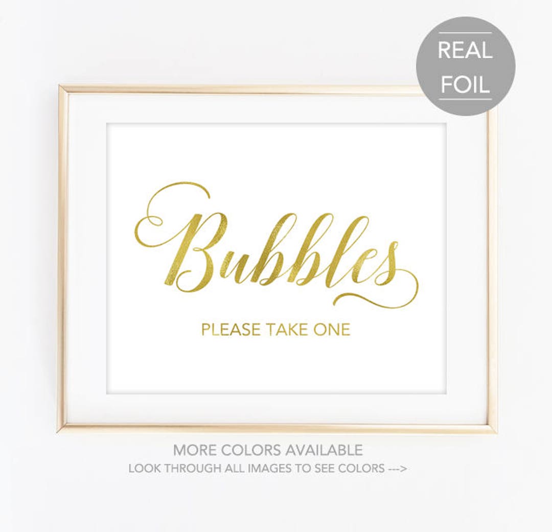 Bubbles Sign Bubbles Please Take One Sign Bubbles Wedding Sign, Sign ...
