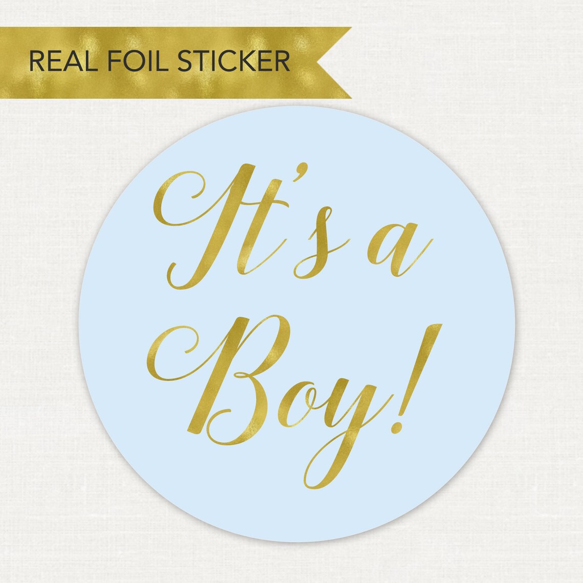 It's a Boy Stickers It's a Boy Baby Shower Stickers | Etsy
