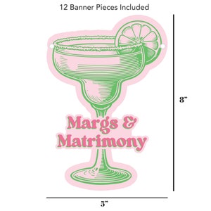 Margs and Matrimony Banner, Margaritas and Matrimony Bachelorette Party ...