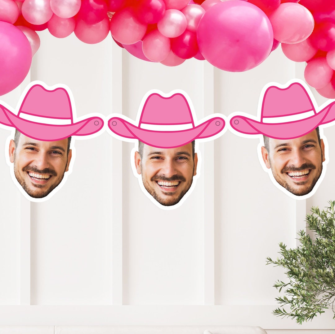 Cowboy Face Banner, Last Rodeo Groom Face Banner, Last Rodeo ...