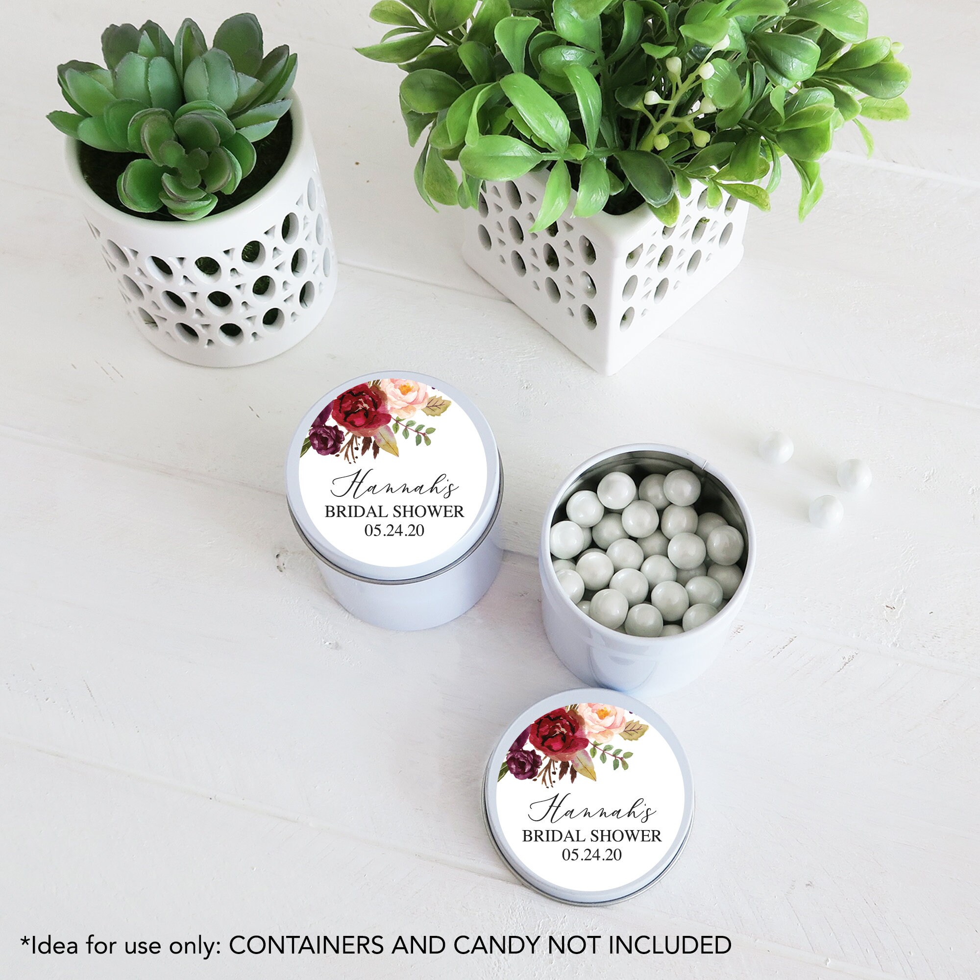 Fall Bridal Shower Stickers Bridal Shower Favor Stickers - Etsy