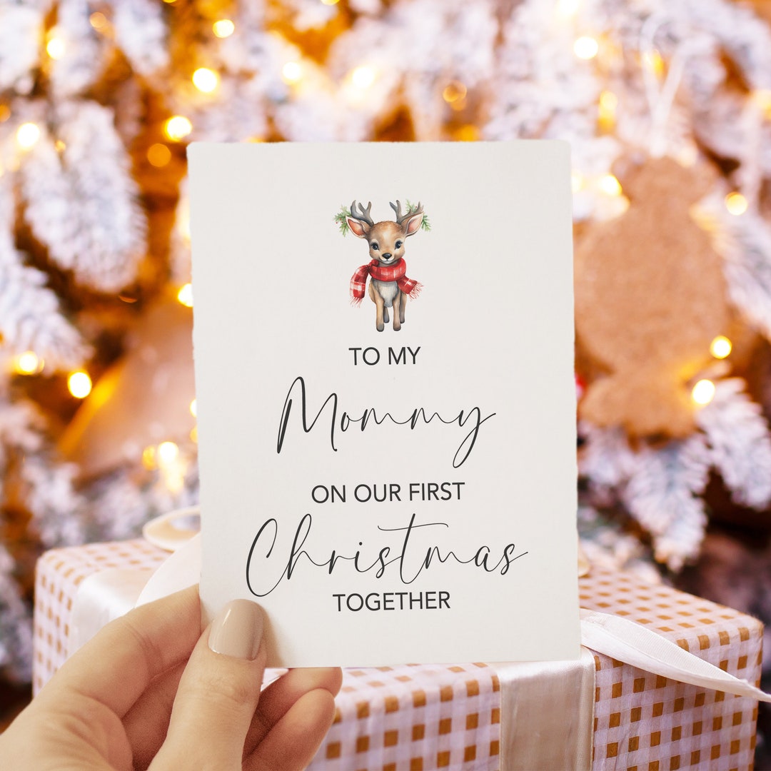To My Mommy on Our First Christmas Together Card, Christmas Card for ...