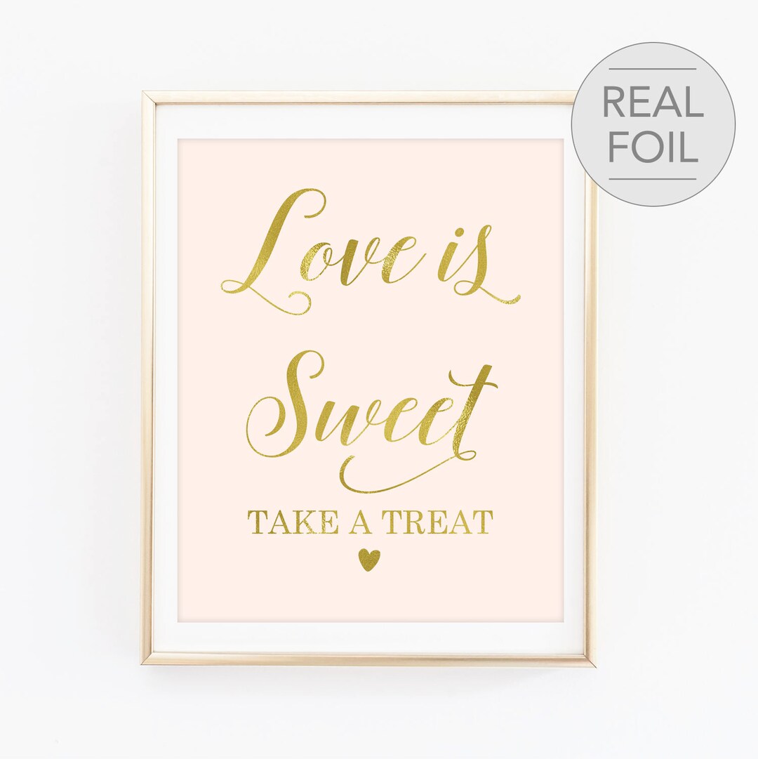 Love is Sweet Sign Love is Sweet Wedding Sign Wedding Dessert Table ...