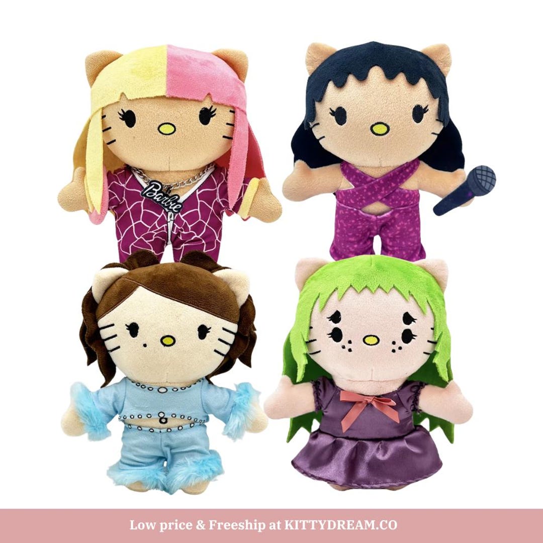 Hello Kitty Selena Gomez Nicki Minaj Melanie Martinez Kali Uchis Plush ...