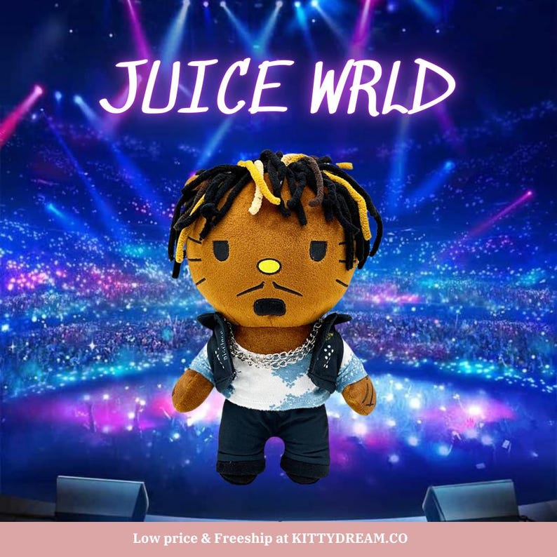 Hello Kitty Juice Wrld Playboy Carti Selena Eminem Plush Toy, Artist ...