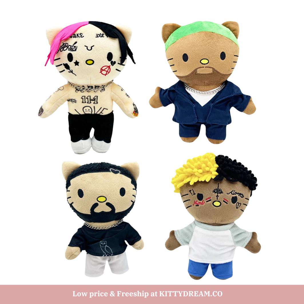 Hello Kitty Frank Ocean Lil Peep Xxxtentacion Drake Plushies, Artist ...