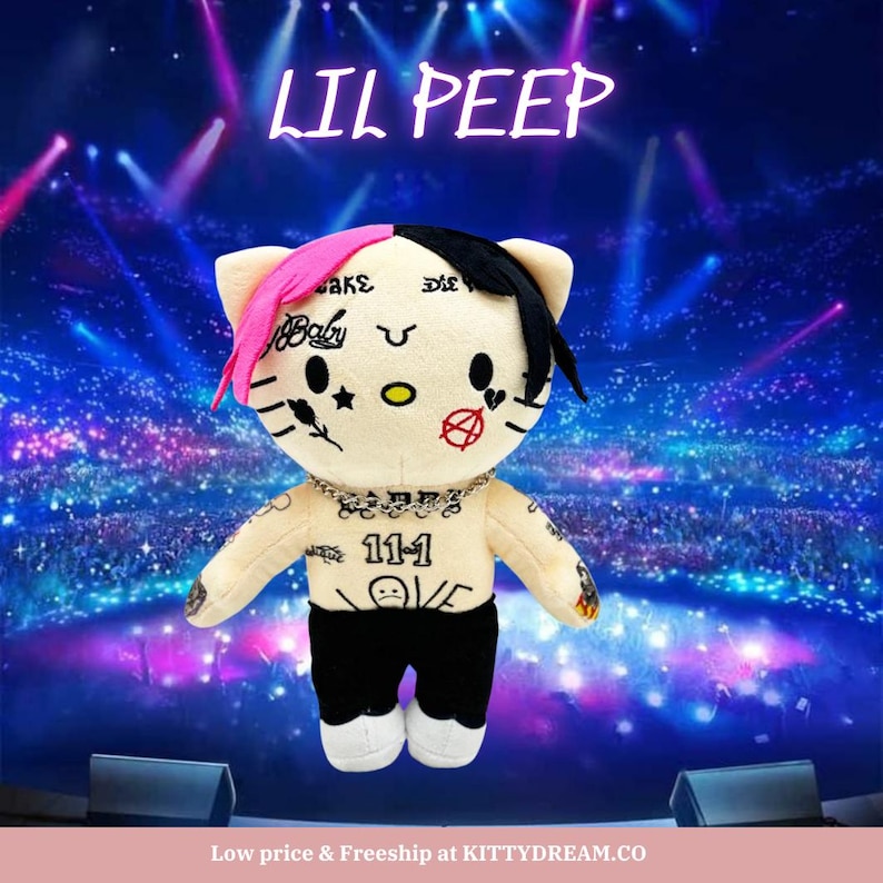 Hello Kitty Frank Ocean Lil Peep Xxxtentacion Drake Plushies, Artist ...