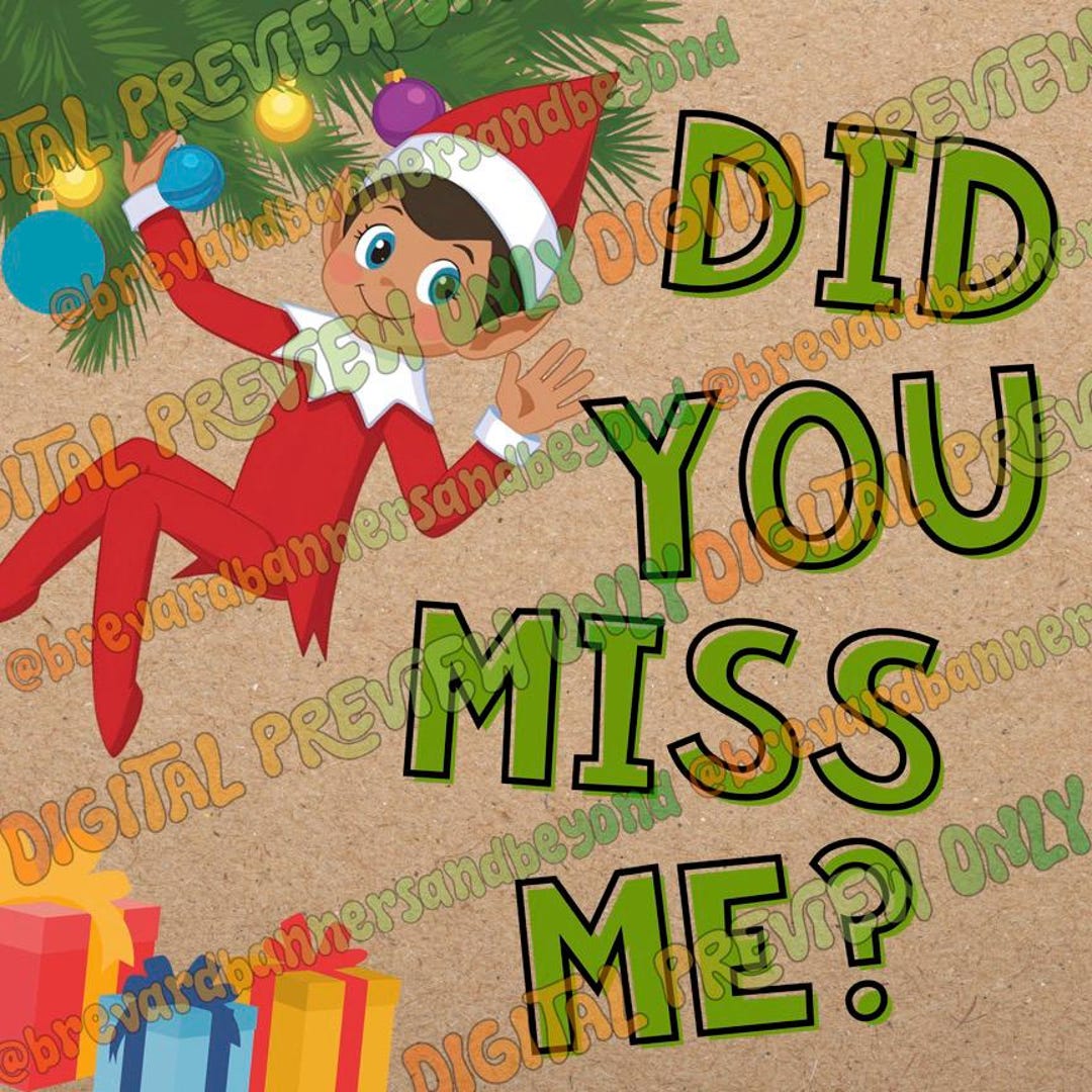 Elf is Back Party Flyer: Editable Christmas Event Template (digital ...