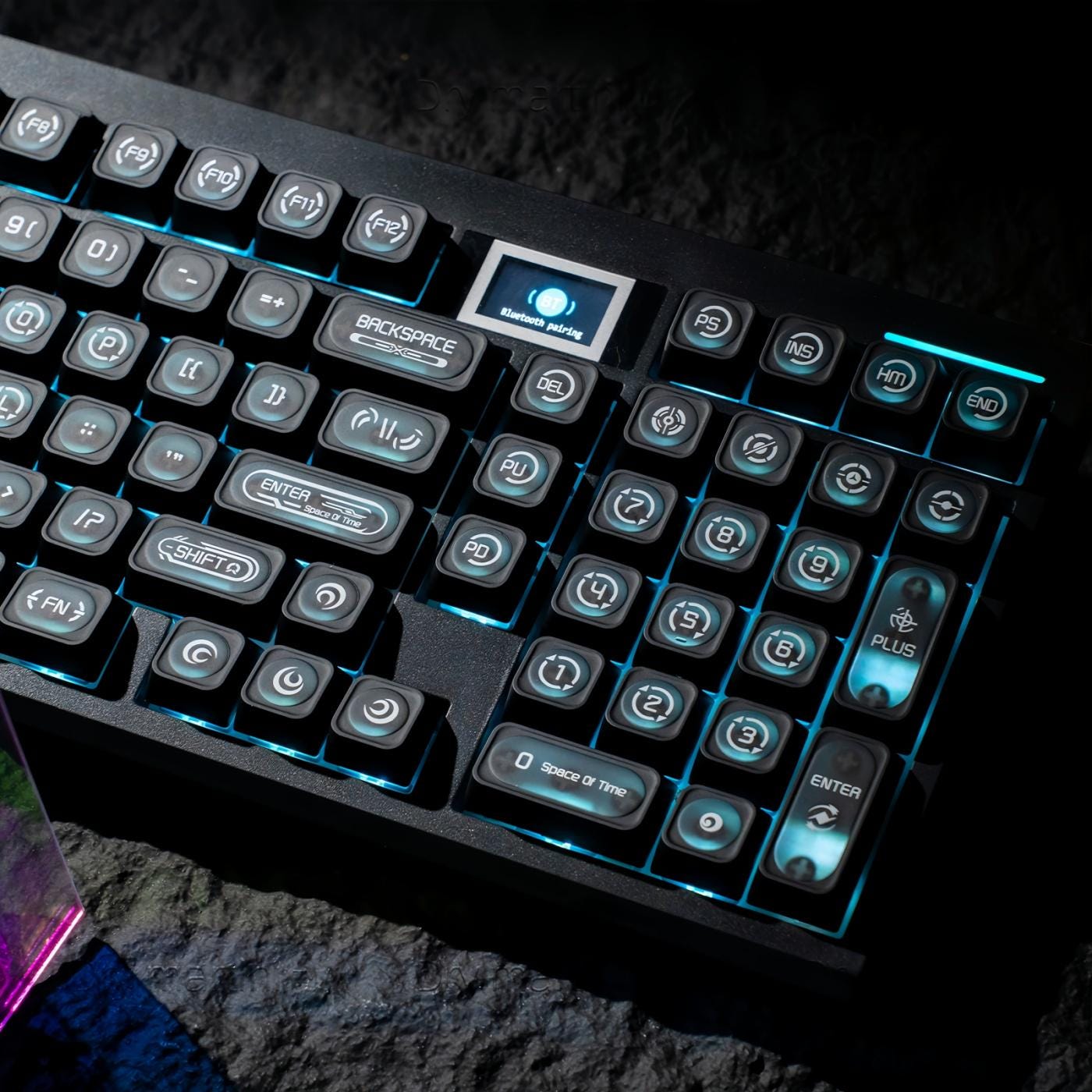 Lumineye Keycap Set | Translucent Cyber Glow Design | 135 Keys PBT ...