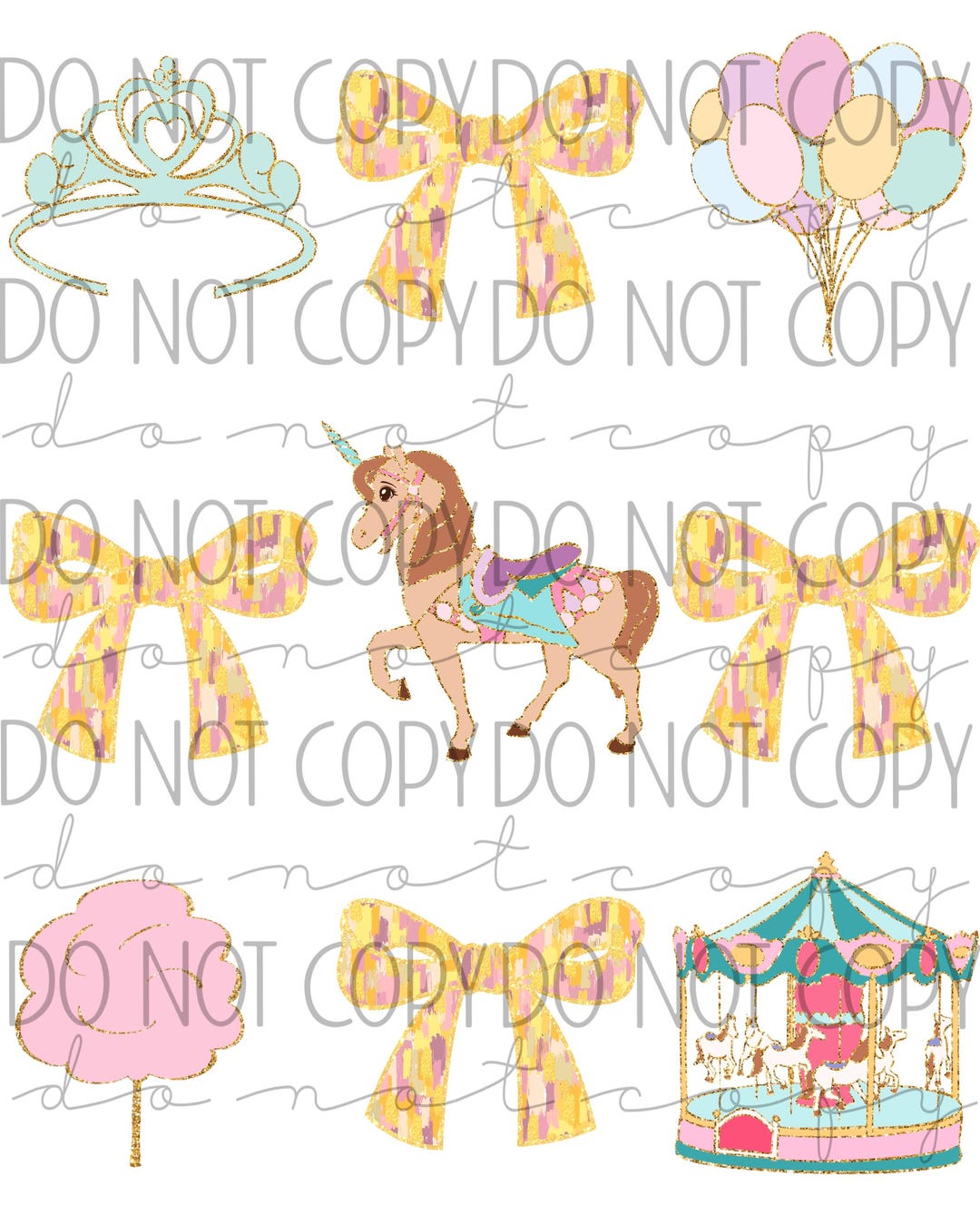 Carnival Png DIGITAL FILE Girlie, Bows, Carnival - Etsy
