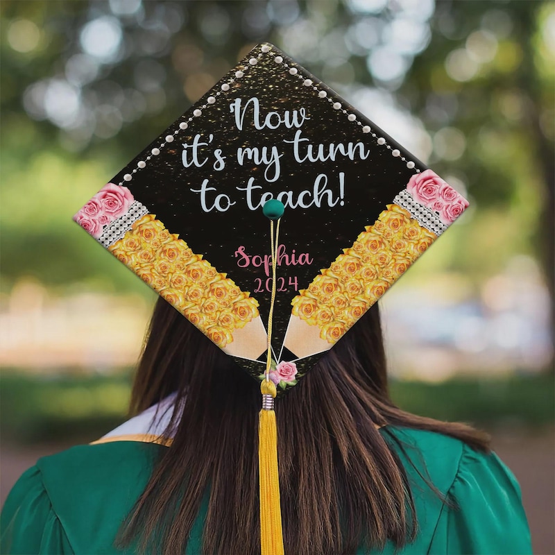 Graduation Cap Teacher - Etsy