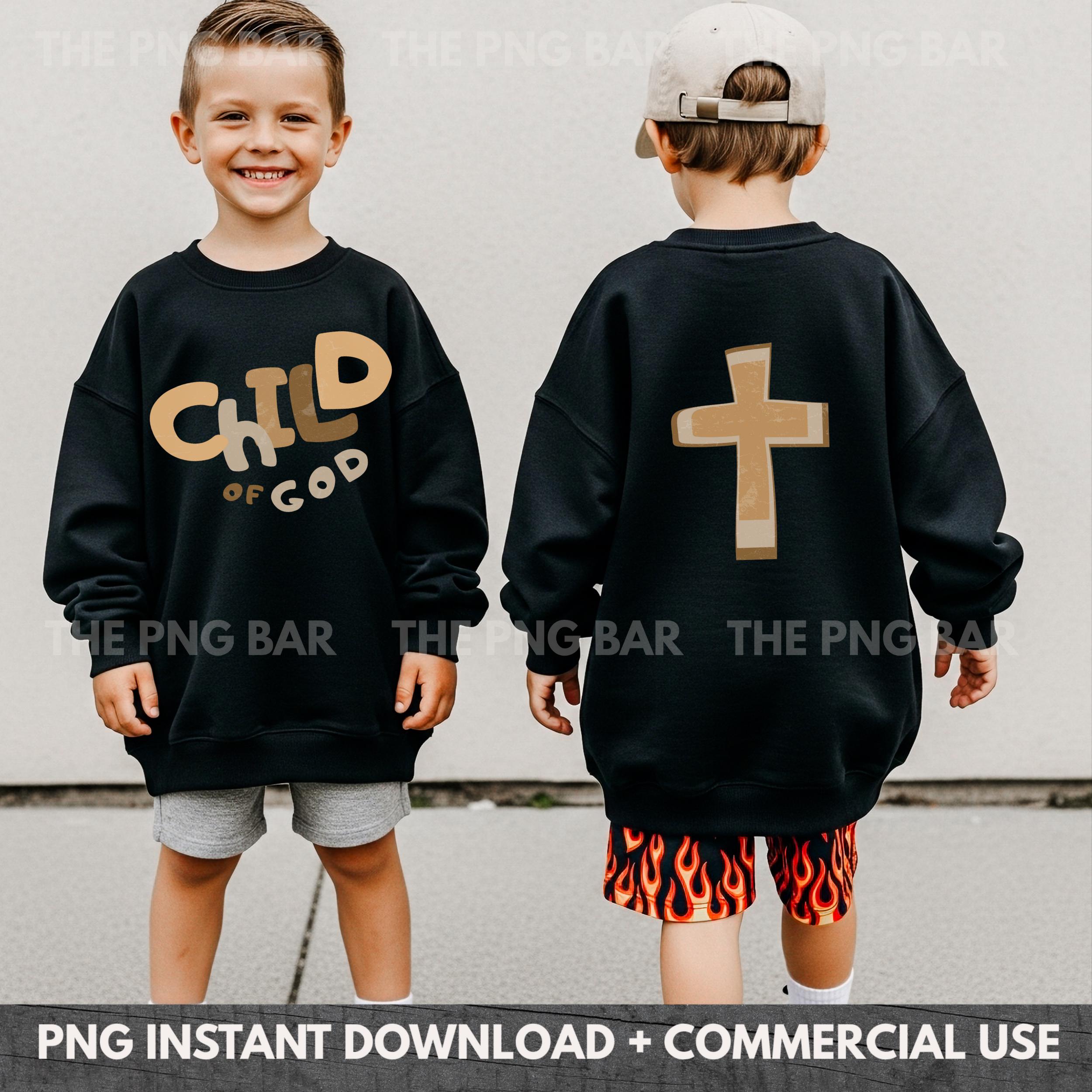 Child of God PNG Bundle | 2 Christian PNG Files | Christian Sublimation ...