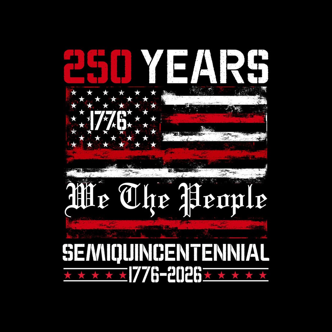 USA 250th Anniversary 1776-2026 Png, American Flag Png, America 250 ...