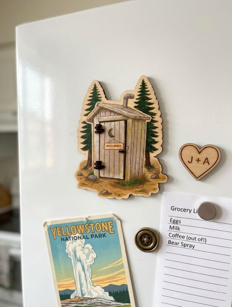Funny Bear Outhouse Laser Cut File SVG | Does a Bear Poop in the Woods ...