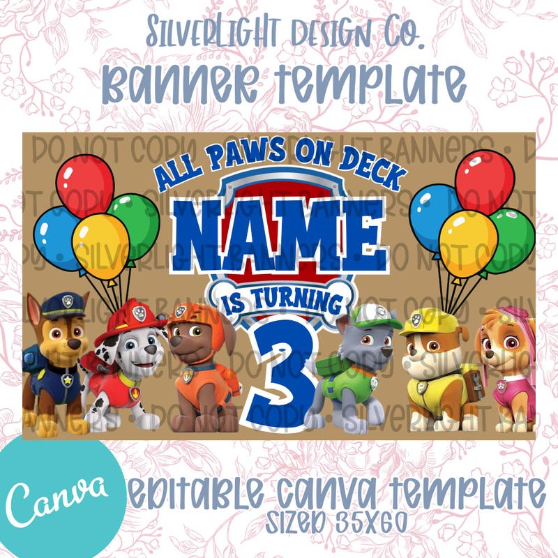 Birthday Coloring Banner - Etsy