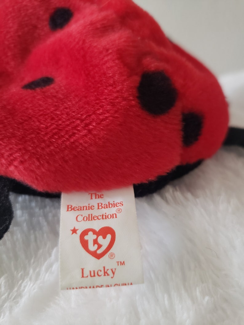 Lucky the Lady Bug Beanie Baby 1995 - Etsy