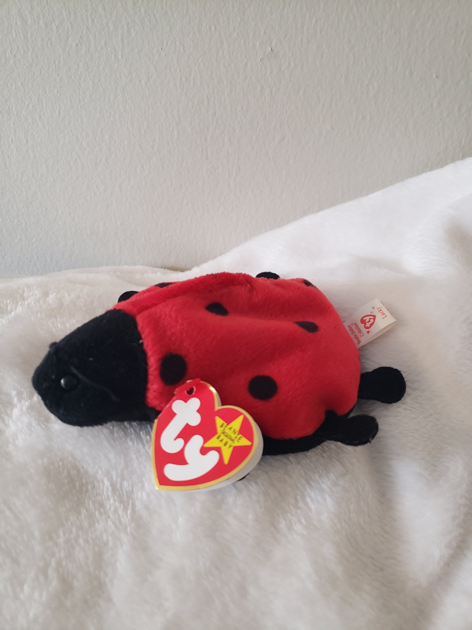 Lucky the Lady Bug Beanie Baby 1995 - Etsy