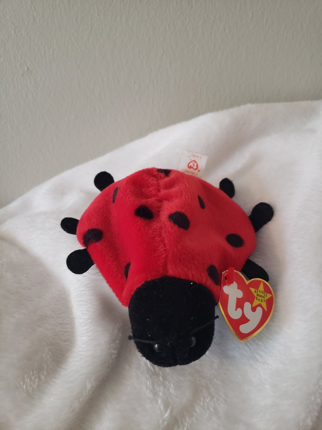 Lucky the Lady Bug Beanie Baby 1995 - Etsy