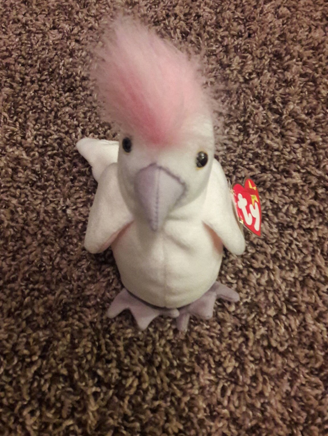 Beanie KUKU Bird Retired With Tag Errors ...original Owner ...great ...