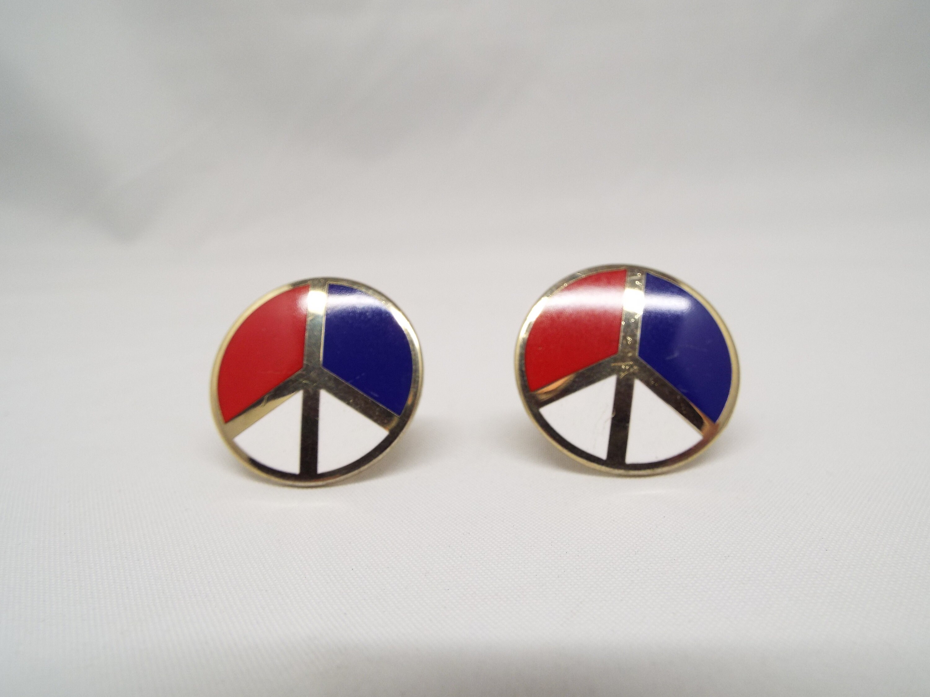 Vintage Peace Symbol Cuff Links Enameled Peace Symbol 1960's - Etsy