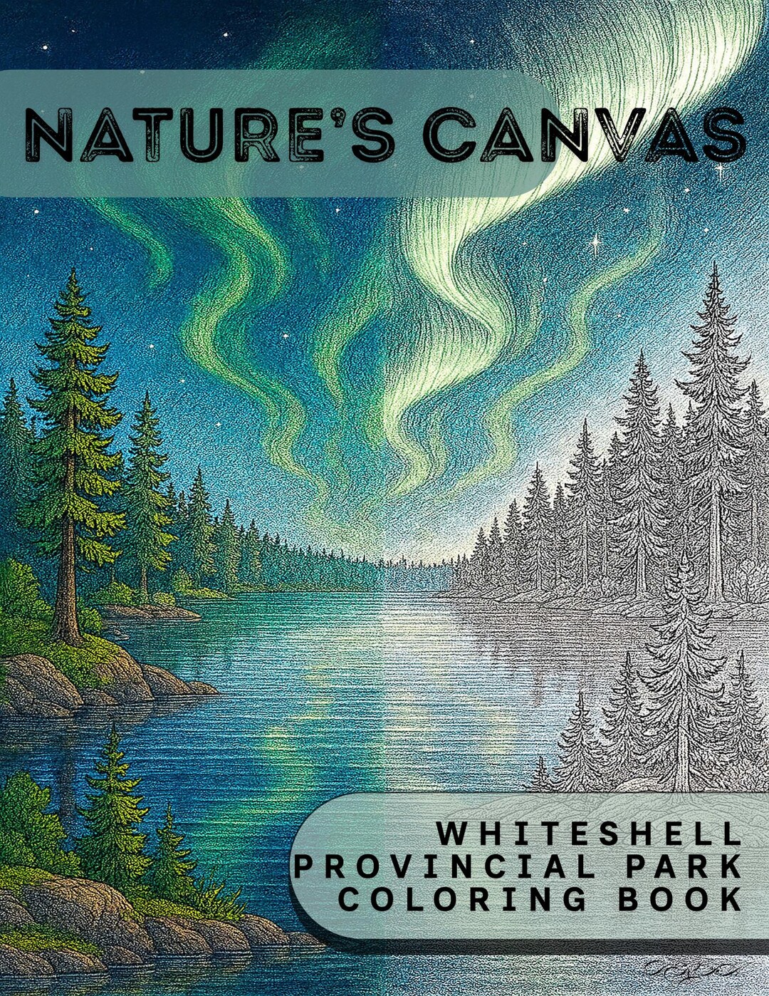 Whiteshell Provincial Park Coloring Book - Manitoba Nature Art (digital ...