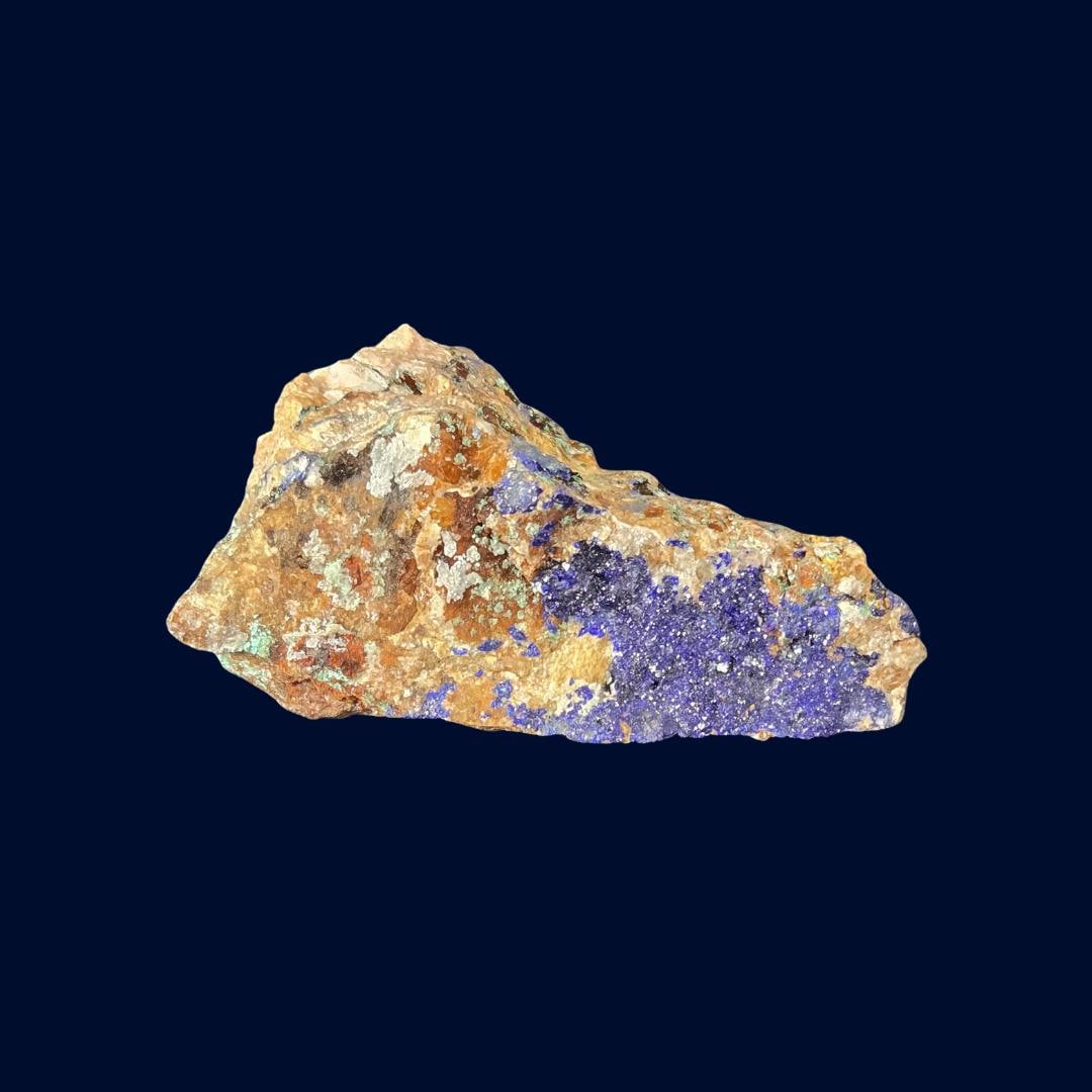 Azurite Mineral Specimen With Deep Blue Color Natural Matrix From ...