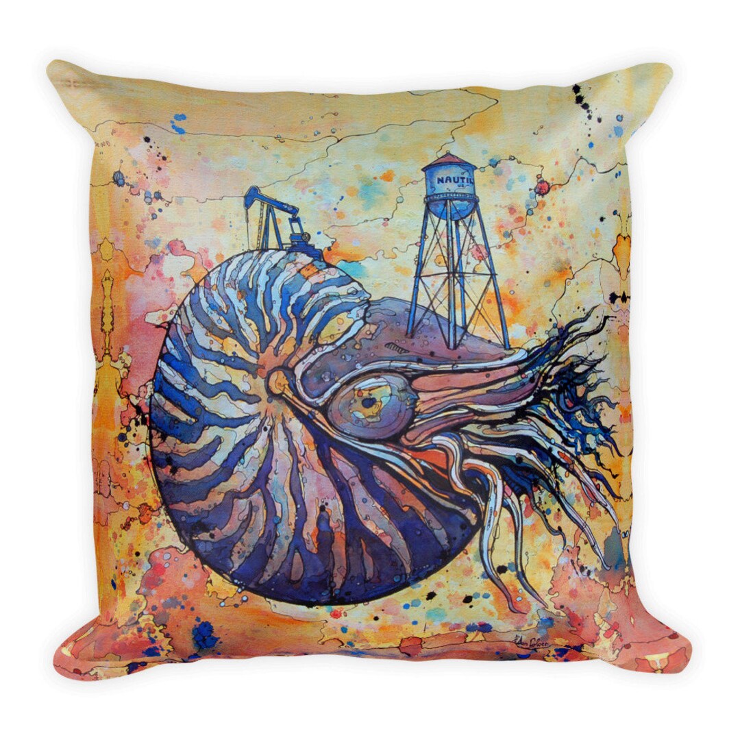 Nautil/us by Dan Colcer Art Pillow - Etsy