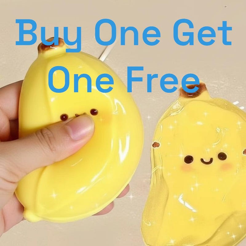 Banana Squishy - Etsy