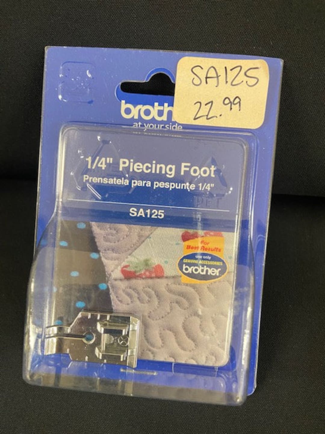 New Genuine Brother SA125 - 1/4 Inch Sewing Machine Quilting Foot ...