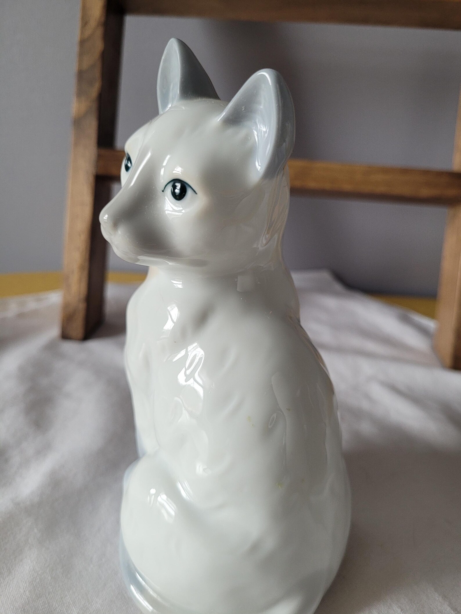 Vintage Siamese Cat Figurine - Karen Karson Creations - Porcelain Cat ...