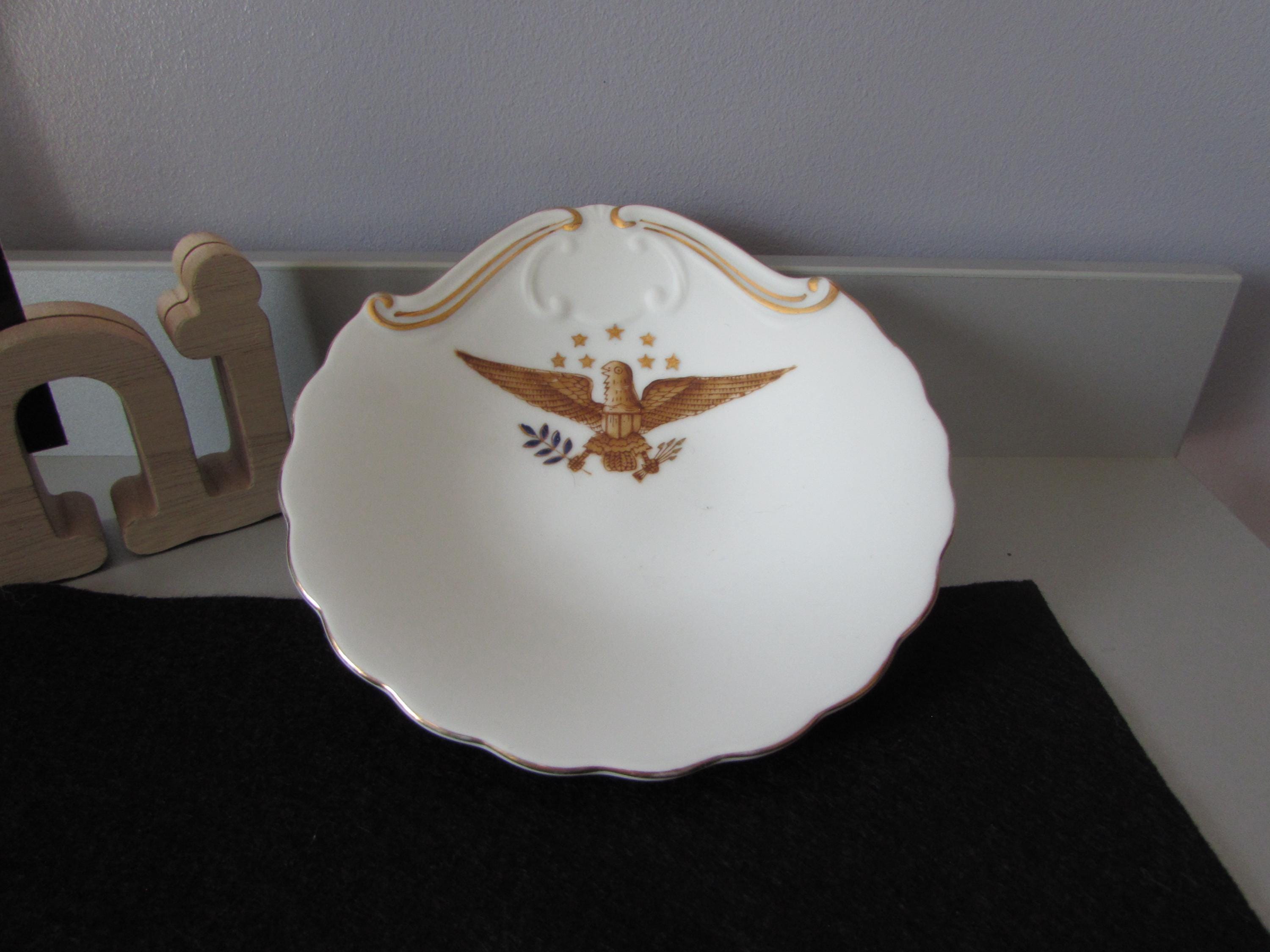 Vintage Trinket Dish - Federal Eagle Design - Made in Japan - Vintage ...