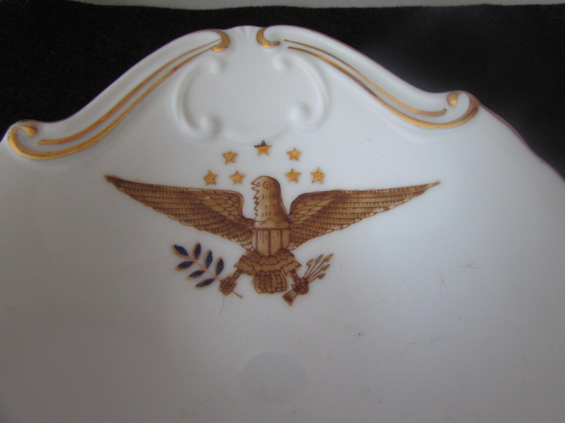 Vintage Trinket Dish - Federal Eagle Design - Made in Japan - Vintage ...