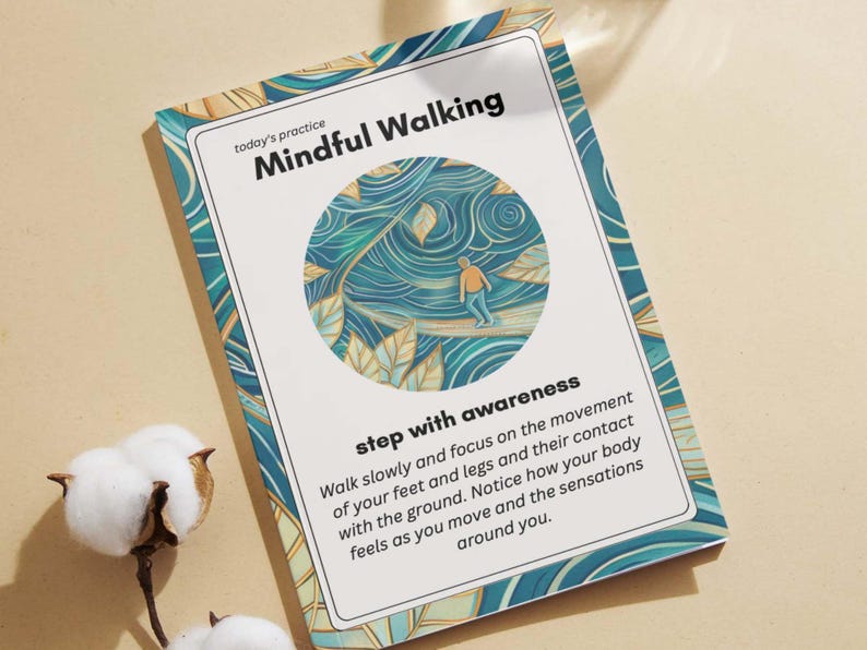 Mindfulness Cards Printable | Self-care Deck, Meditation Cards ...