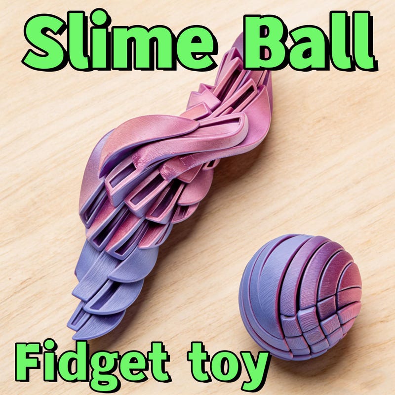 3d Printed Slime Ball File - Etsy
