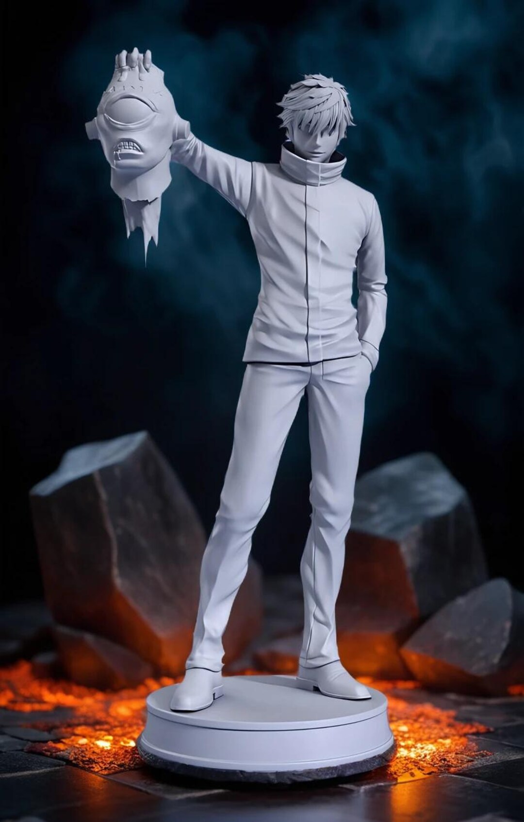 Infinity Sorcerer STL 3D Print | Blindfold Mage Statue | Epic 3D PRINT ...
