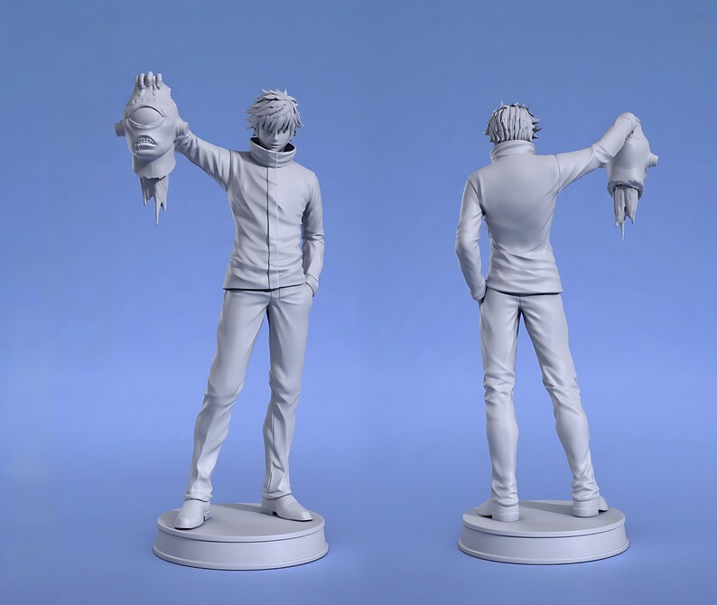 Infinity Sorcerer STL 3D Print | Blindfold Mage Statue | Epic 3D PRINT ...