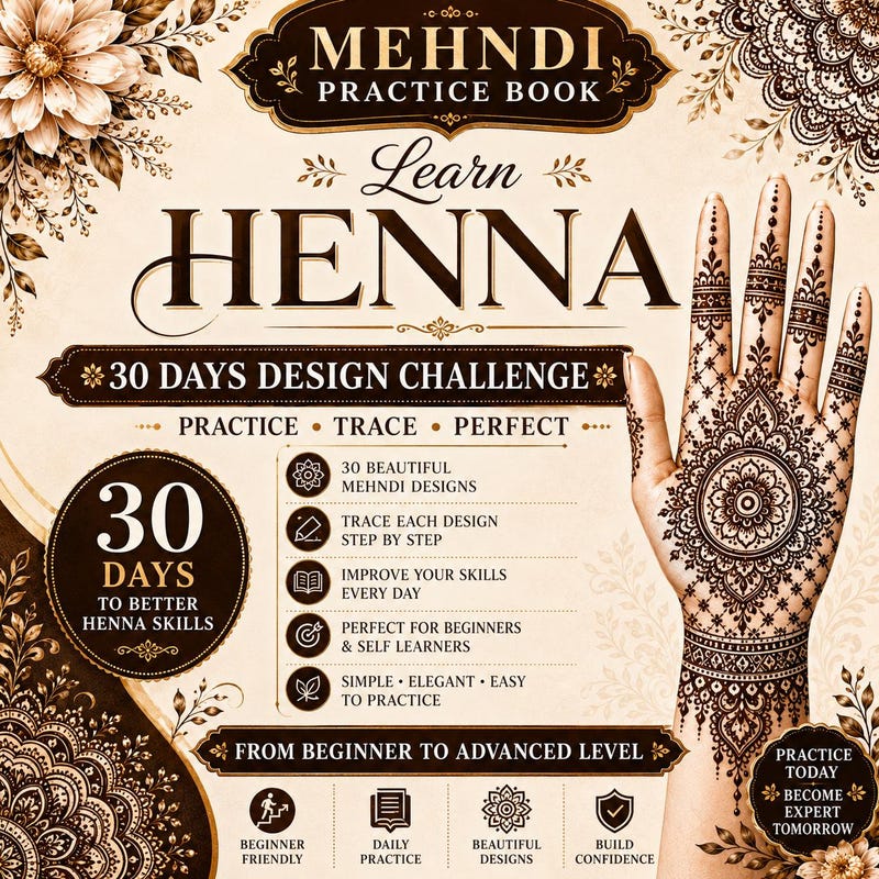 Printable Henna Tattoos - Etsy