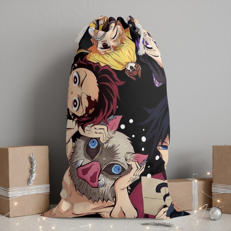 Demon Slayer Characters Sack | Anime Squad Pattern, Tanjiro Nezuko ...