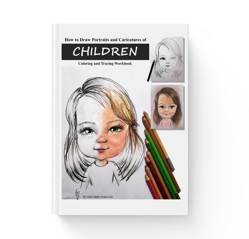 How to Draw Portraits and Caricatures of Children, PDF Book, Portrait ...