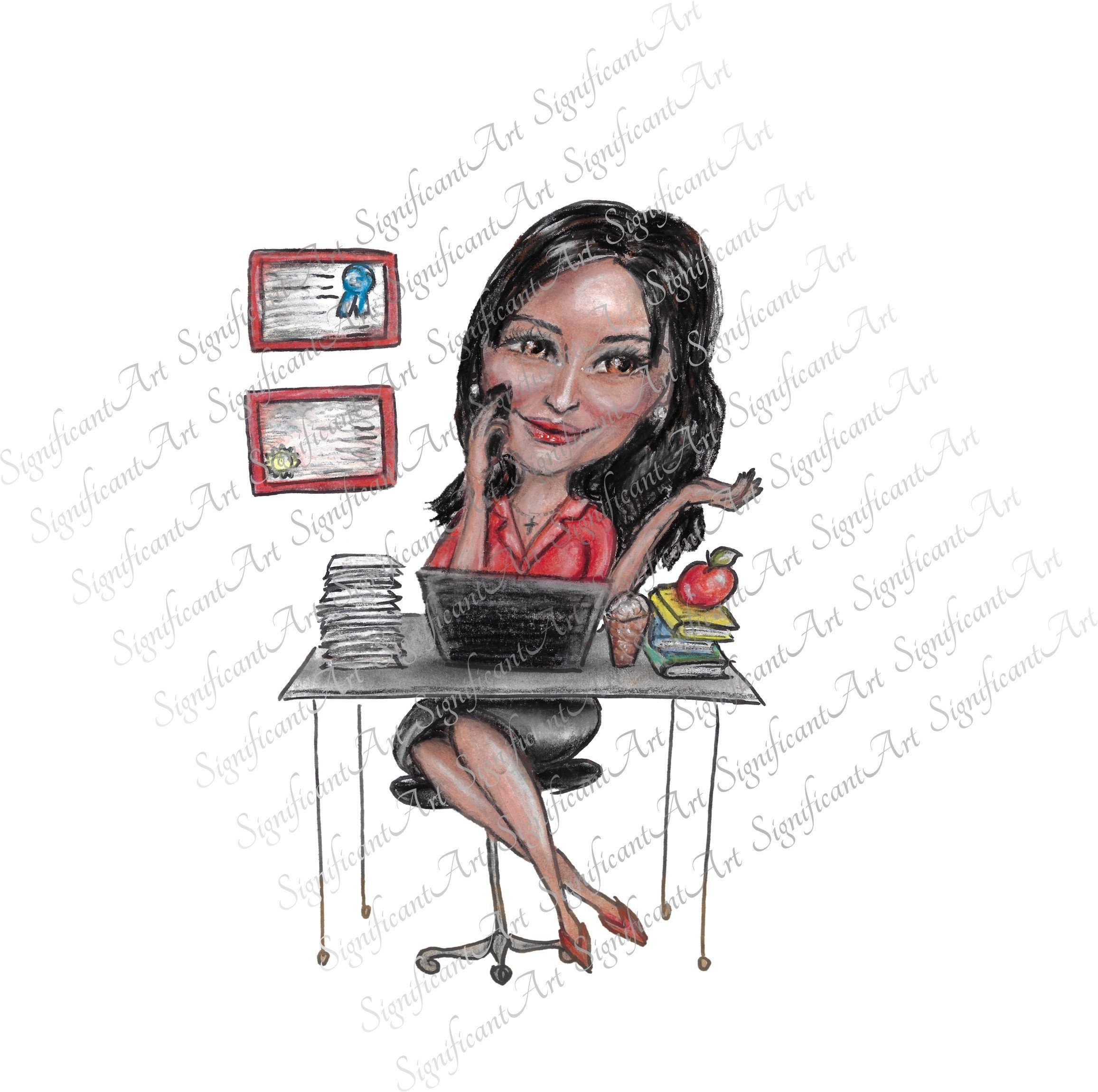 Animated School Principal