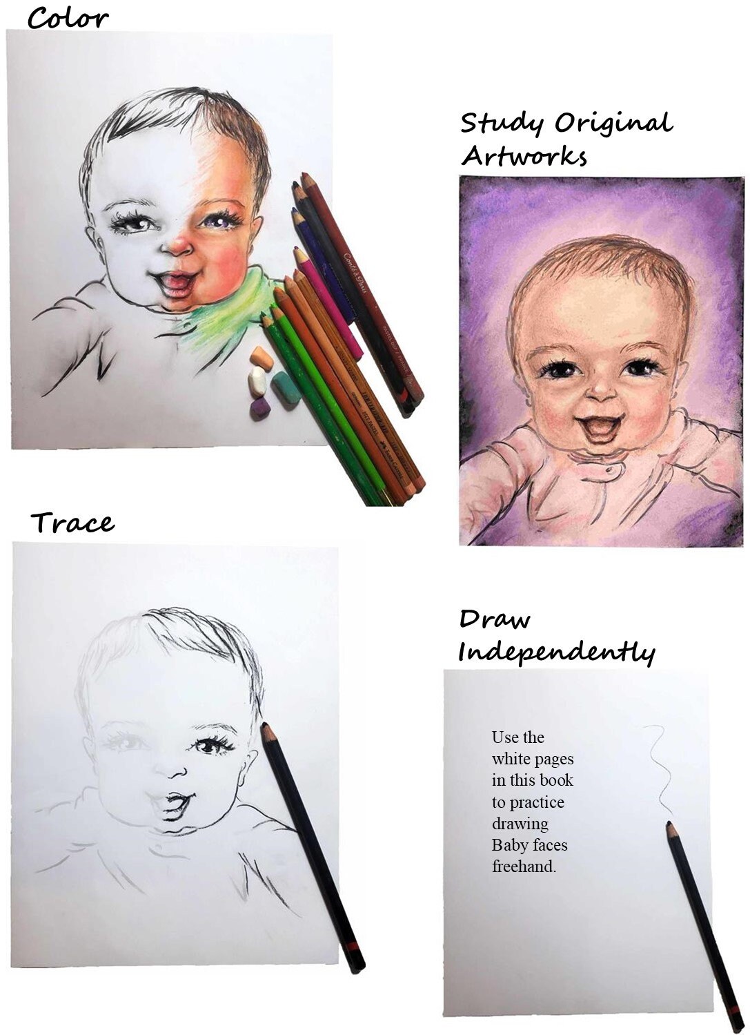 How to Draw Portraits and Caricatures of Babies PDF Book How - Etsy