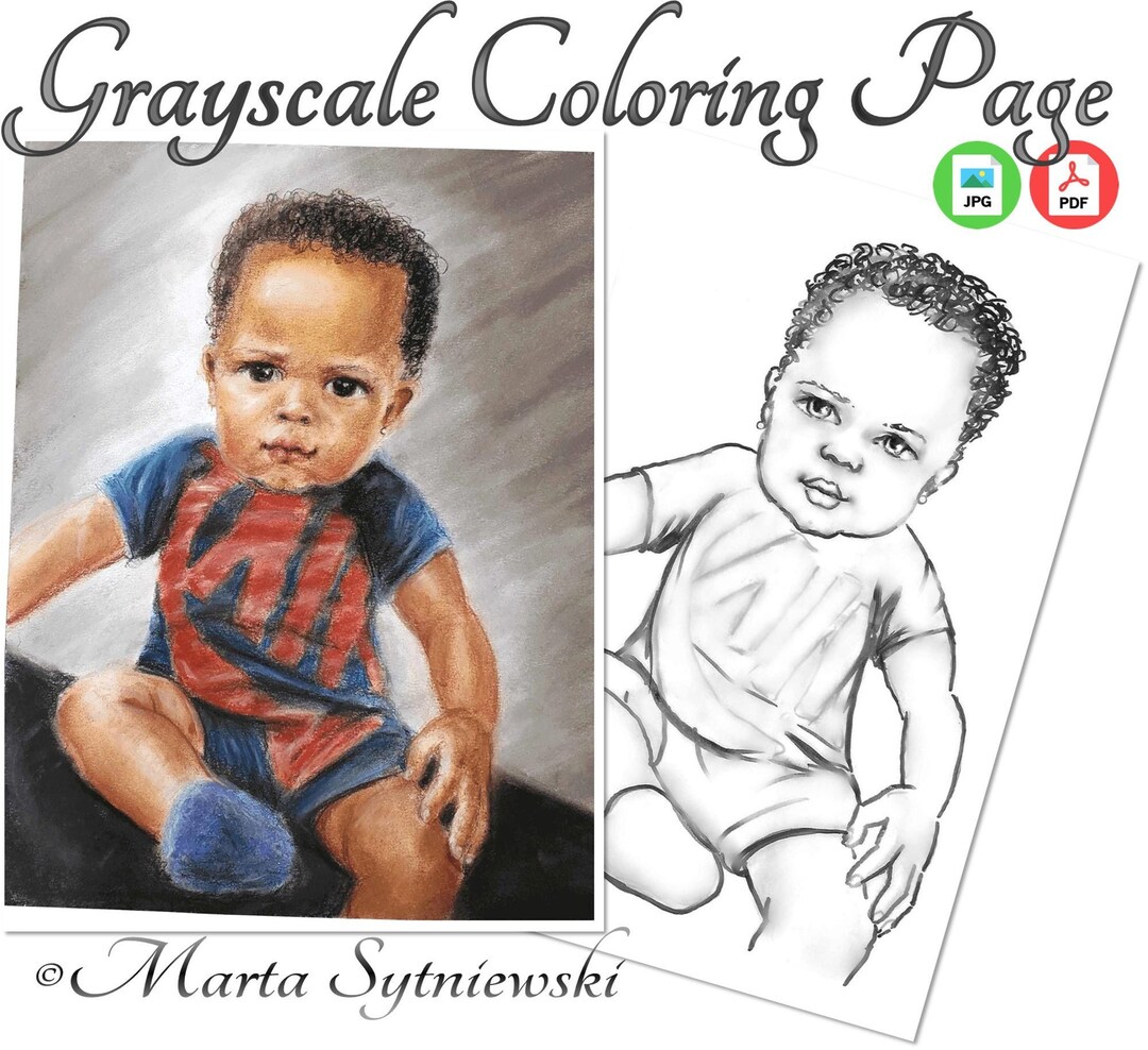 Cool Baby Boy Coloring Page, Handsome Baby Coloring Pages for Adults ...