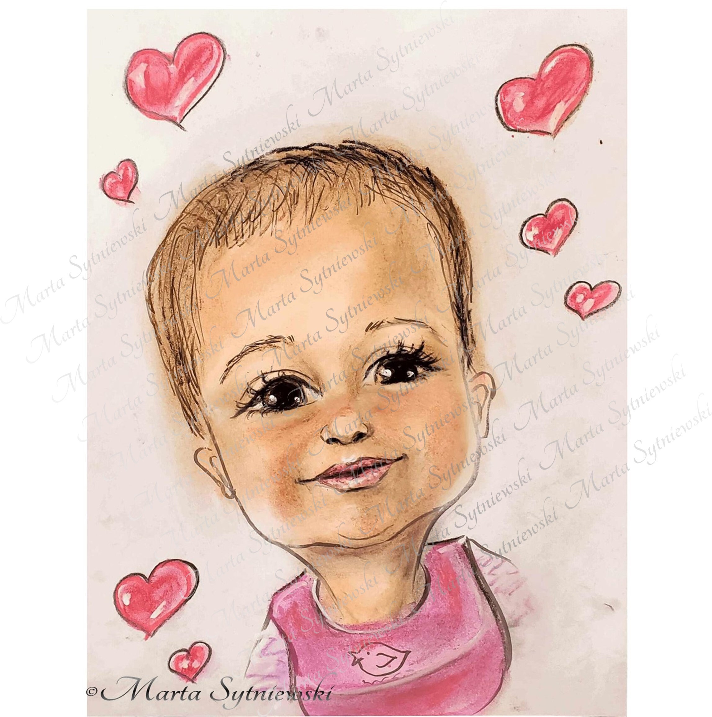 Baby Bib Coloring Page for Adults and Kids, Art Theraphy Positive ...