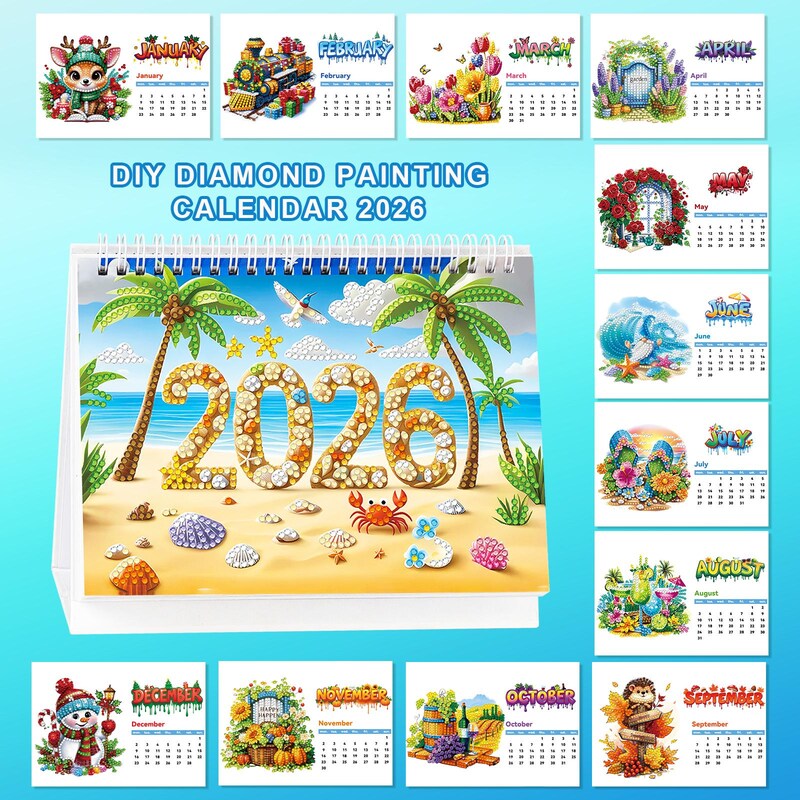 2026 Diamond Painting Calendar - Etsy