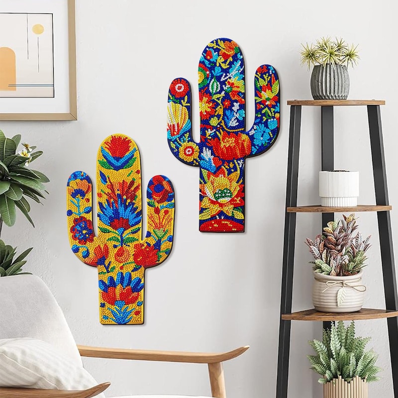 Cactus Art Wall Painting - Etsy