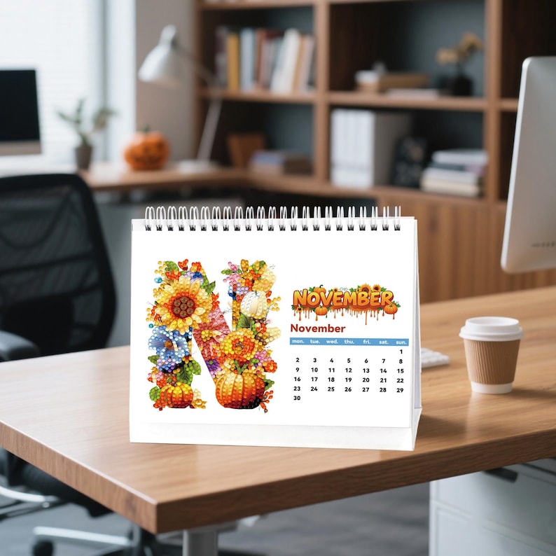 DIY Diamond Painting 2026 Calendar: Sparkling Rhinestone Art Gift - Etsy