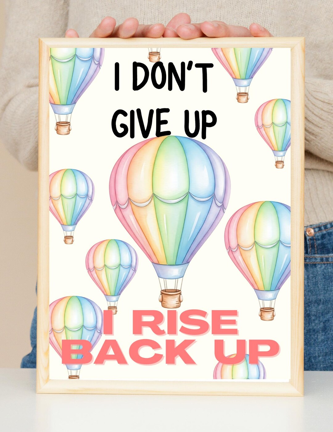 Motivational Affirmation Poster | Inspirational Wall Art | Digital ...